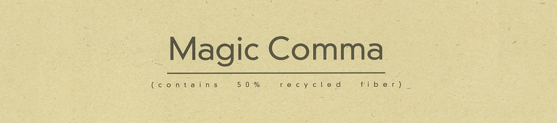 MAGIC COMMA Archives - Fancy Papers